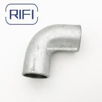 China 20mm 25mm Solid Elbow GI Conduit Fittings Electrical Conduit System  With Galvanized Steel for sale