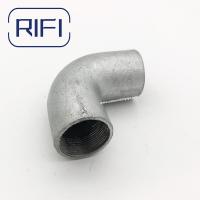 China 20mm 25mm Solid Elbow GI Conduit Fittings Electrical Conduit System  With Galvanized Steel for sale