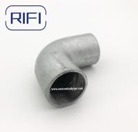 China Malleable Iron Solid Elbow Hot Dip Galvanized Compatibility Fits With GI Conduit Pipes for sale
