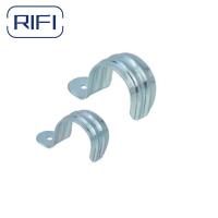 China Galvanised GI Conduit Fittings Conduit Fixing Saddle Space Bar Saddle Size 20mm To 50mm for sale