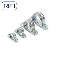 China Galvanised GI Conduit Fittings Conduit Fixing Saddle Space Bar Saddle Size 20mm To 50mm for sale