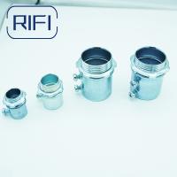 China EMT Set Screw EMT Connector Steel Electrogalvanized EMT Conduit Fittings for sale