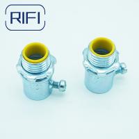 China EMT Connector Set Screw Type NPT thread to box For Professional Electrical Installations for sale