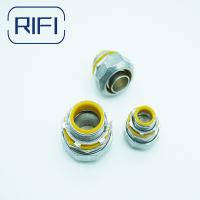China Zinc Die Cast Liquid Tight Conduit  Connectror with Yellow or blue gasket for sale