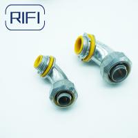 China Liquid Tight Conduit To Box Or Enclosure Flexible Conduits  Connector with Yellow Or Blue for sale