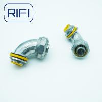 China Liquid Tight Conduit To Box Or Enclosure Flexible Conduits  Connector with Yellow Or Blue for sale