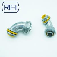 China Liquid Tight Conduit To Box Or Enclosure Flexible Conduits  Connector with Yellow Or Blue for sale