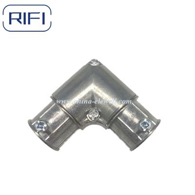 China Set Screw Zinc Die Cast EMT To EMT Capped Corner Coupling1/2 inch to 1 inch for sale