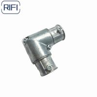 China Set Screw Zinc Die Cast EMT To EMT Capped Corner Coupling1/2 inch to 1 inch for sale