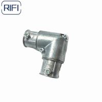China 1/2 Inch To 1 Inch EMT Conduit To EMT Pipe Capped Corner Coupling Set Screw Type for sale