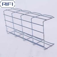 China Wire Mesh Electrical Cable Tray With Customized Load Capacity And Length 1000MM-6000MM for sale