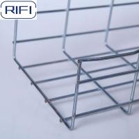China Wire Mesh Electrical Cable Tray With Customized Load Capacity And Length 1000MM-6000MM for sale