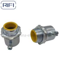 China EMT Electrical Conduit Pipe Steel Set Screw Connector With Or Without Insulated for sale