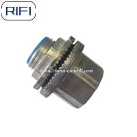 China Threaded IMC Conduit Pipe Silver Electrical Conduit Waterproof Grounding Hub for sale