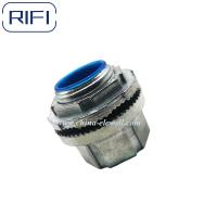 China Threaded IMC Conduit Pipe Silver Electrical Conduit Waterproof Grounding Hub for sale