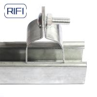 China 1 5 8 Strut Channel Solid Steel Galvanized Unistrut 20ft And Strut Channel Brackets for sale