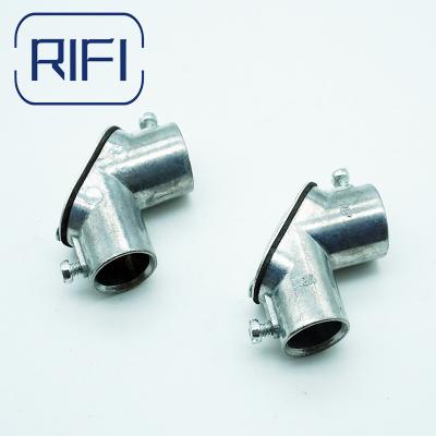 China EMT To EMT Pull Elbow With Gasket And Inspection Cover Zinc Die Cast Electrical Conduit Fittings for sale