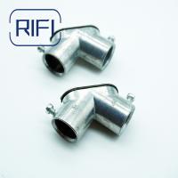 China EMT To EMT Pull Elbow With Gasket And Inspection Cover Zinc Die Cast Electrical Conduit Fittings for sale