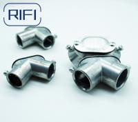 China Electrical Conduit EMT Fittings Zinc Die Cast EMT Inside 90 Degree Corner Pulling Elbows With Set Screw for sale