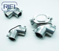 China Electrical Conduit EMT Fittings Zinc Die Cast EMT Inside 90 Degree Corner Pulling Elbows With Set Screw for sale