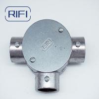China Aluminum Die Cast Electrical EMT Conduit Box Terminal Circular Junction Box One Way for sale