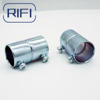 China UL Standard EMT Conduit Fittings Set Screw Steel Coupling For Electrical Projects for sale
