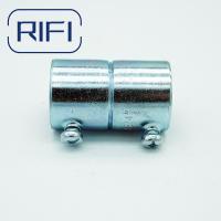 China UL Standard EMT Conduit Fittings Set Screw Steel Coupling For Electrical Projects for sale