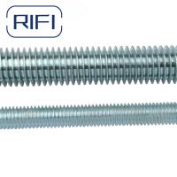 China White Blue Zinc Plated Steel Threaded Rods In 1m 2m 3m Lengths - Hardware Fasteners for sale