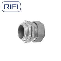 China RIFI-EMT Compression Connector Zinc Used To Join EMT To EMT Or A Enclouse for sale