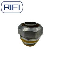 China RIFI-Zinc Liquid Tight Flexible Conduit Straight Connector Bond To Boxes And Enclosures for sale