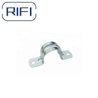 China RIFI-Electrical EMT Conduit Fittings 2 Hole Pipe Strap Galvanized Metal Silver THS-050S-400S 2