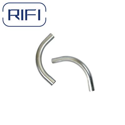 China RIFI-Pre Galvanized Electrical Metallic Tubing EMT Pipe 90 Degree Elbow EMT Fittings for sale