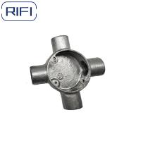 China BS4568 Conduit Pipe Fitting 20mm,25mm Malleable Iron Terminal Box 1 Way for sale