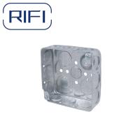 China RIFI-OEM GI Electrical Box 1and 2 Gang Metal Switch Box Handy 4
