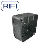China RIFI-OEM GI Electrical Box 1and 2 Gang Metal Switch Box Handy 4