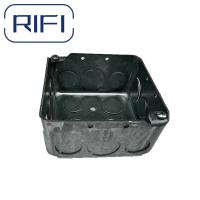 China RIFI-OEM GI Electrical Box 1and 2 Gang Metal Switch Box Handy 4