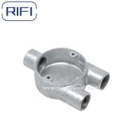 China Twin Through Way Box H Way Box RIFI High Quality Malleable Iron Box for sale