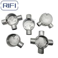 China Twin Through Way Box H Way Box RIFI High Quality Malleable Iron Box for sale