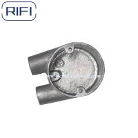 China Twin Through Way Box H Way Box RIFI High Quality Malleable Iron Box for sale