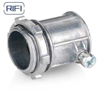 China UL Standard EMT Conduit Zinc Die Cast Connector Set Scew Type  1/2