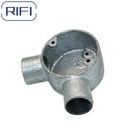China Hot Dipped Galvanized Malleable Iron BS4568,BS31 Conduit Junction Angle Box 20mm,25mm for sale