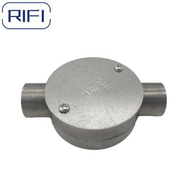 China GI BS4568 Aluminum Junction Circular Box Through Box 4way 20mm,25mm,32mm for sale