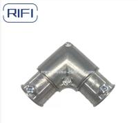 China Set Screw Zinc Die Cast EMT To EMT Capped Corner Coupling 1/2 Inch To 1 Inch for sale