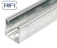 China 41mm Slotted / Plain Support Channel  Pre-Galvanized  Or Hot Dig Galvanized C Type for sale