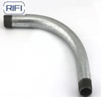 China IMC Conduit Fittings 45° Galvanized Rigid Steel Conduit (GRC) Elbow NPT Threaded for sale