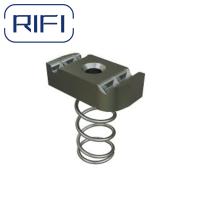 China Spring Loaded Design Metal Hardware Fasteners Welding Square Spring Nut 1/4