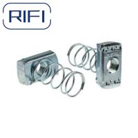China Spring Loaded Design Metal Hardware Fasteners Welding Square Spring Nut 1/4