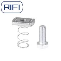 China Spring Loaded Design Metal Hardware Fasteners Welding Square Spring Nut 1/4