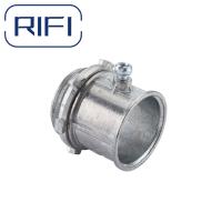 China 20mm-50mm Flex To EMT Connector Metalica Galvanizado EMT IEC 61386 for sale