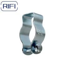 China 20mm-50mm Conduit Clips 1/2 Conduit Fittings Abrazadera Metal Negra Eclipsable for sale